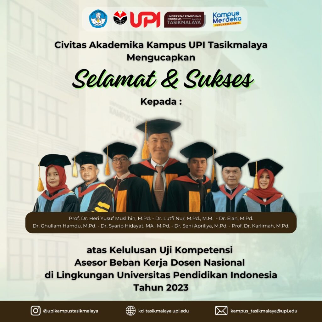 Dosen Kampus UPI Tasikmalaya Lulus Uji Kompetensi Calon Asesor Beban ...